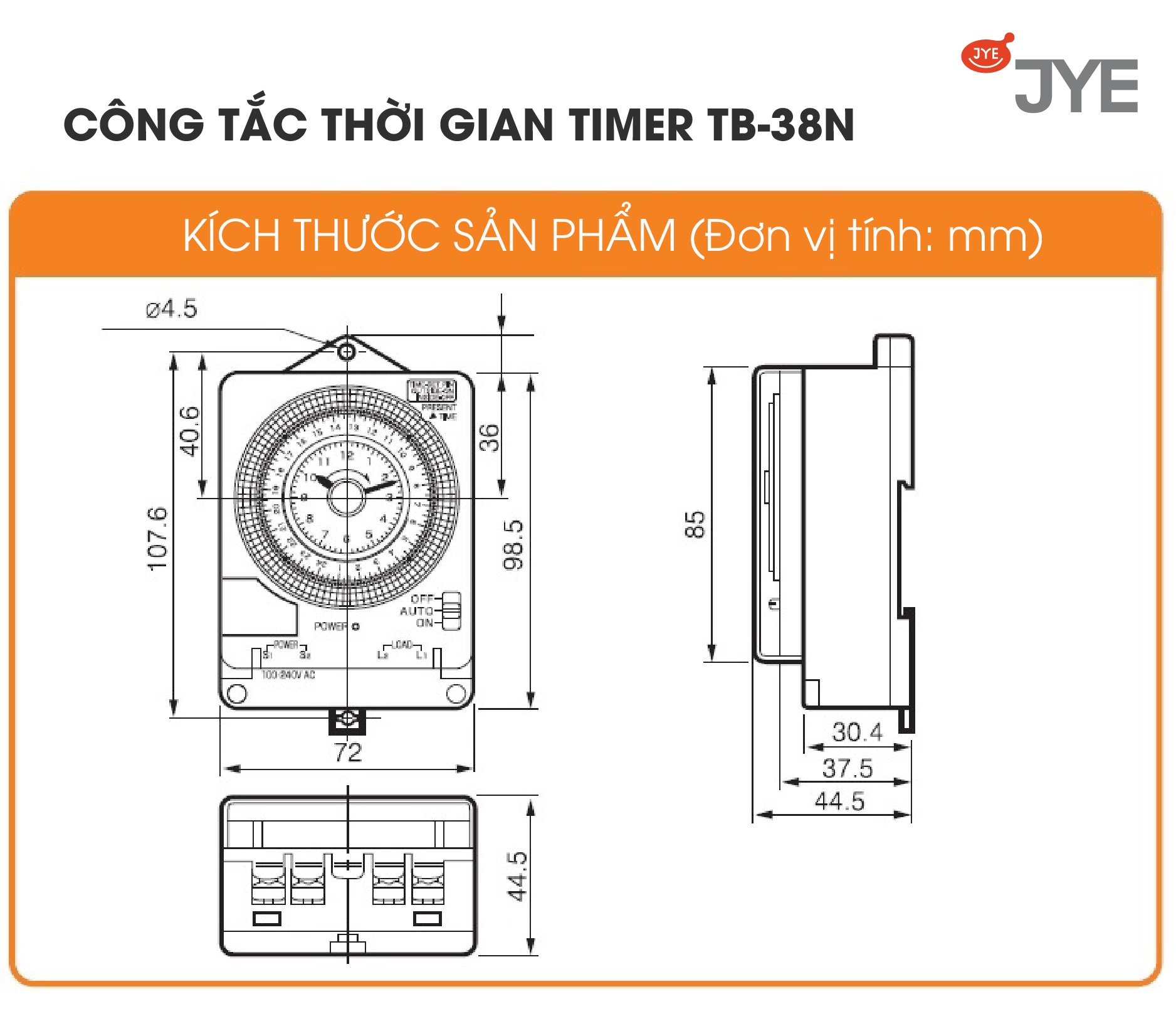Timer hẹn giờ TB-38N - Giải pháp hàng đầu cho hệ thống chiếu sáng công ...